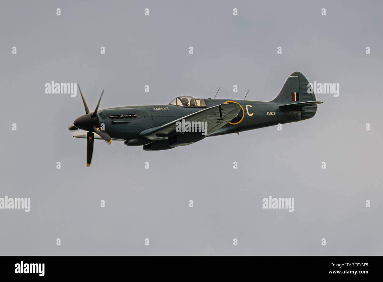 Rolls Royce,Supermarine Spitfire, G-RRGN, PS853, with a Griffon engine ...