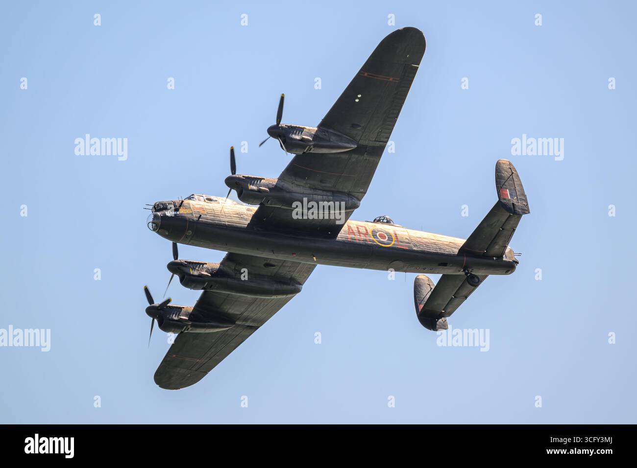 Avro Lancaster B1 WW2 heavy bomber, PA474, of the Battle of Britain ...