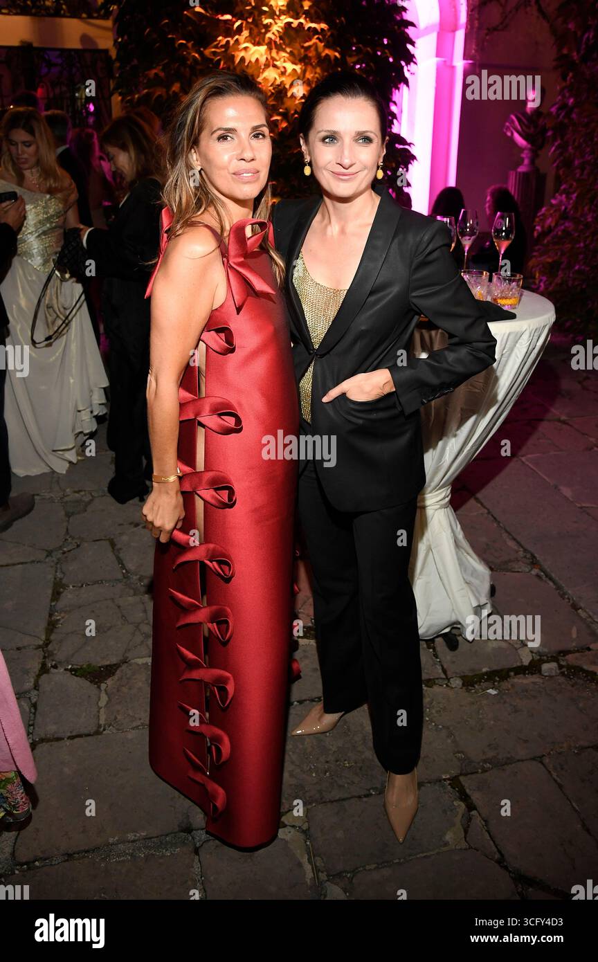 Caroline Sinemus und Gast bei der amfAR Gala 2025 Aftershow-Party ...