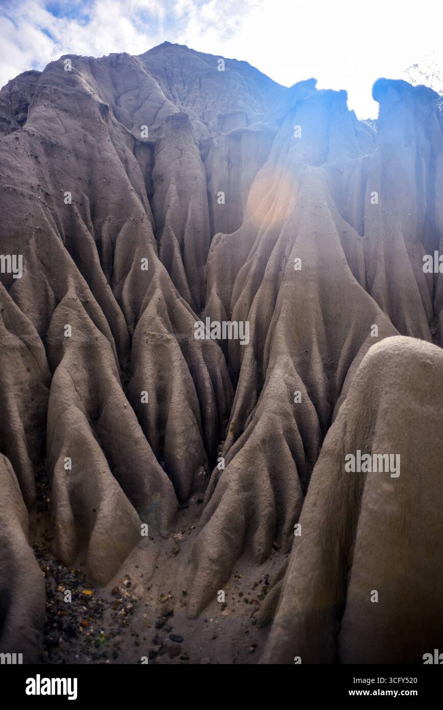 Valley of the Ghosts, Grey Desert, Tatacoa Desert, Colombia Stock Photo ...