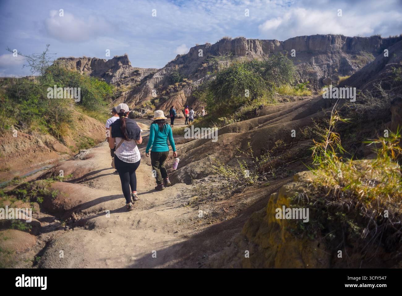 Valley of the Ghosts, Grey Desert, Tatacoa Desert, Colombia Stock Photo ...