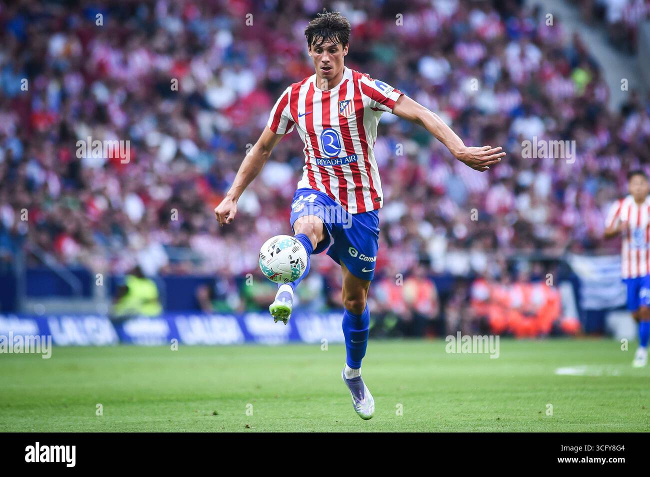 Robin LE NORMAND of Atletico Madrid during the Spanish championship La ...