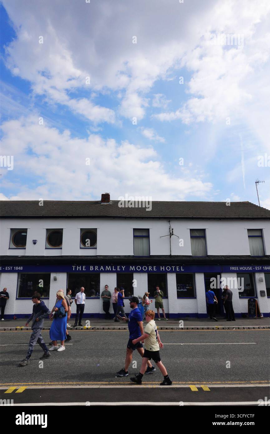 The Bramley Moore Hotel situated right opposite Everton's new Hill ...