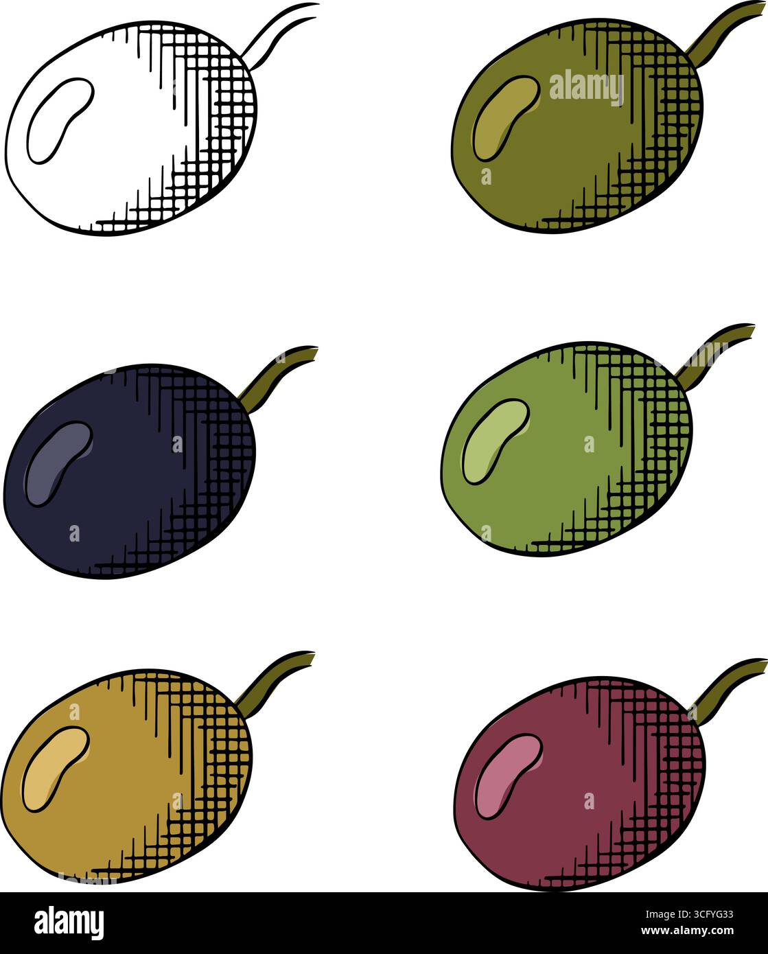 Olive green fabric background Stock Vector Images - Alamy