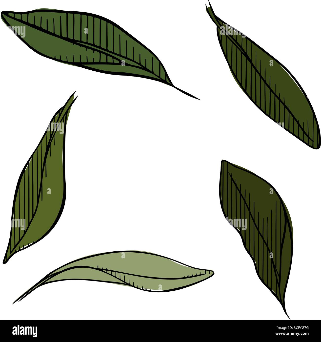 Tree abstract bottle green Stock Vector Images - Alamy