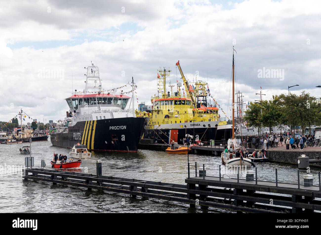 Amsterdam The Netherlands 23rd August 2025 Dutch coastguard Kustwacht ...