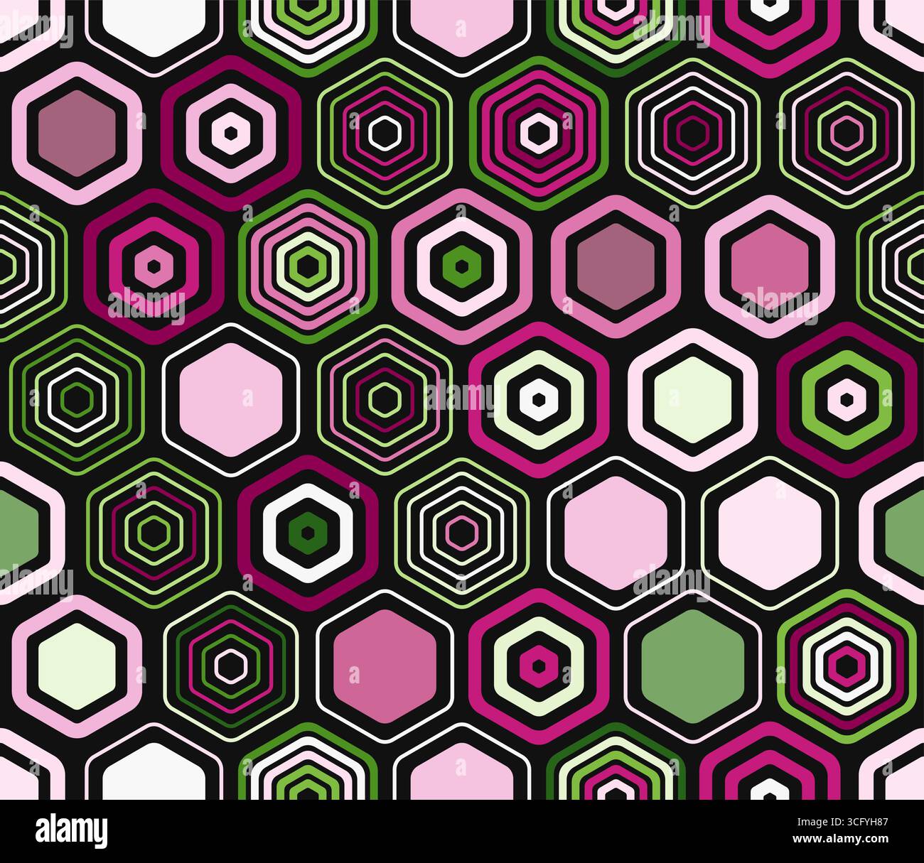 Multicolor hexagon Stock Vector Images - Alamy
