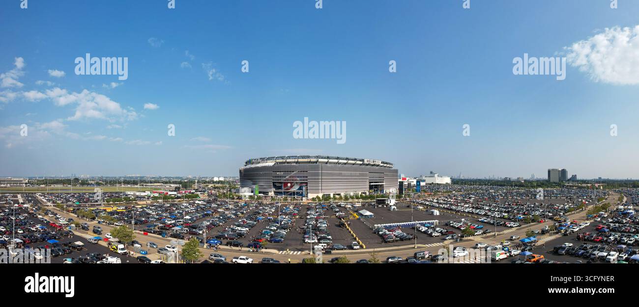 East Rutherford, United States - 06 August 2023: Aerial view of MetLife ...