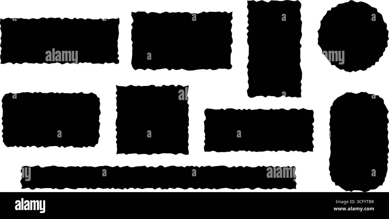 Irregular square rectangle shapes Cut Out Stock Images & Pictures - Alamy