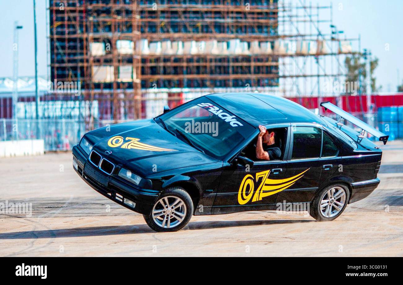 Vintage cars displayed at a classic automobile show in Riyadh, Saudi ...