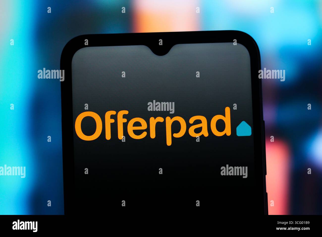 In this photo illustration, the Offerpad Solutions logo is seen ...