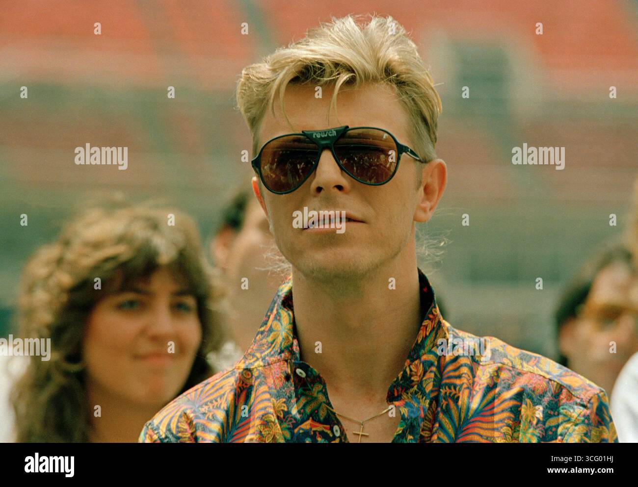Rock star David Bowie in 1987. (AP Photo Stock Photo - Alamy
