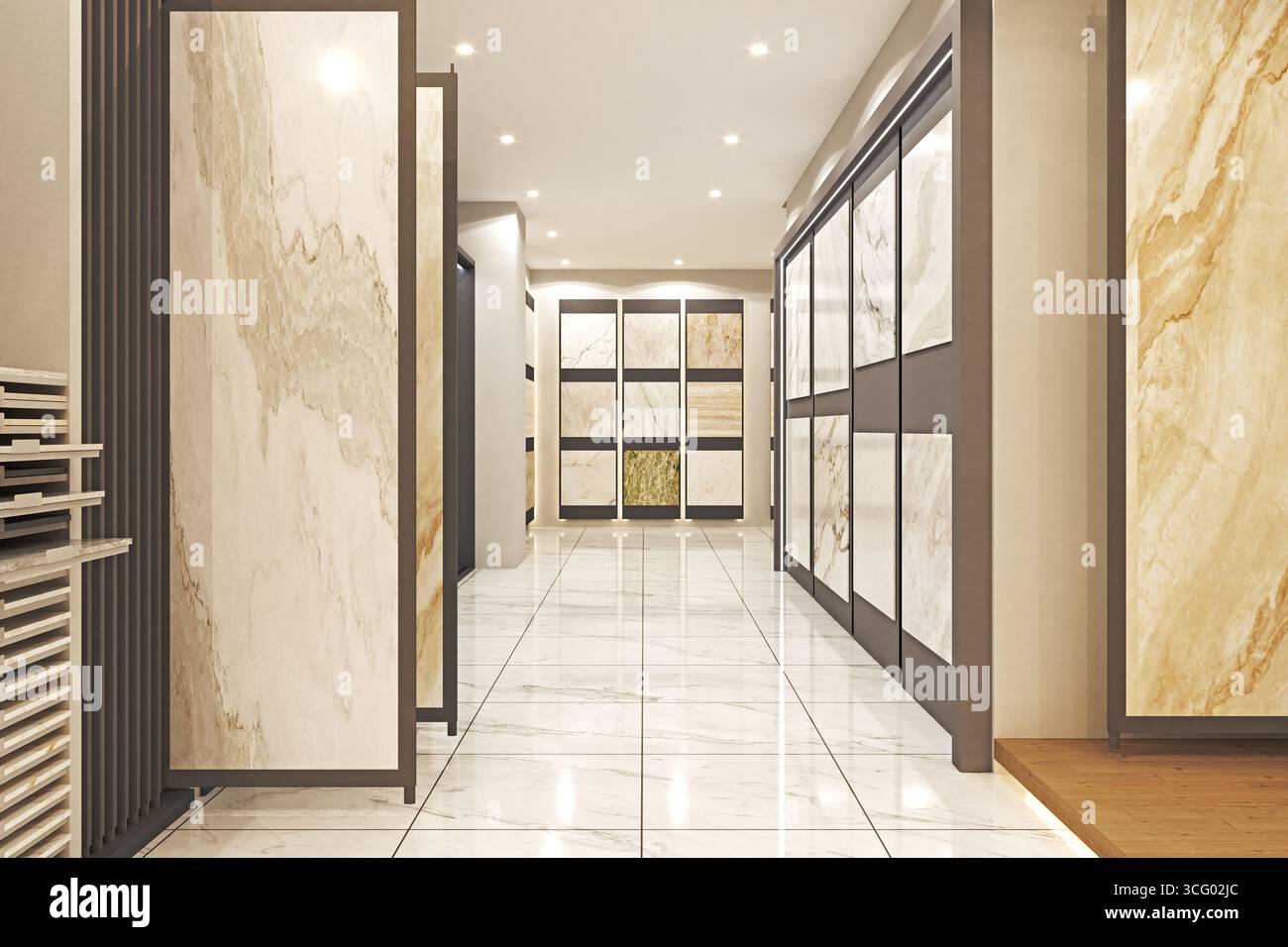 Modern Interior Brand shop design Stock Photo - Alamy