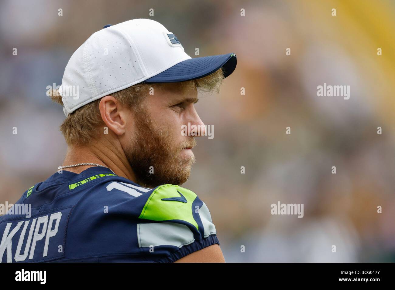 Seattle Seahawks wide receiver Cooper Kupp (10) watches from the ...