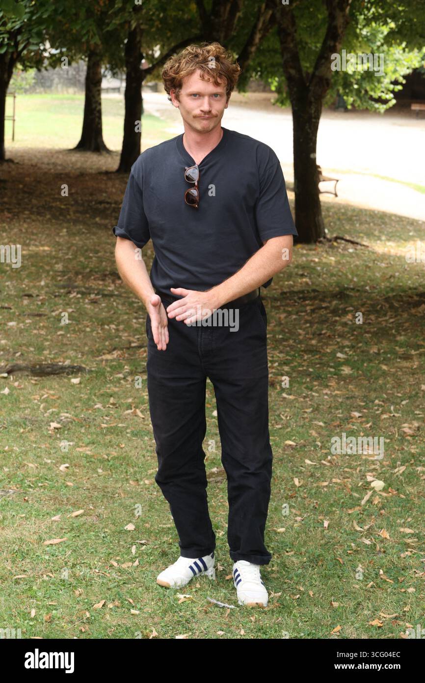 Simon Thomas attends Jury Photocall as part of the 18th Angouleme Film ...
