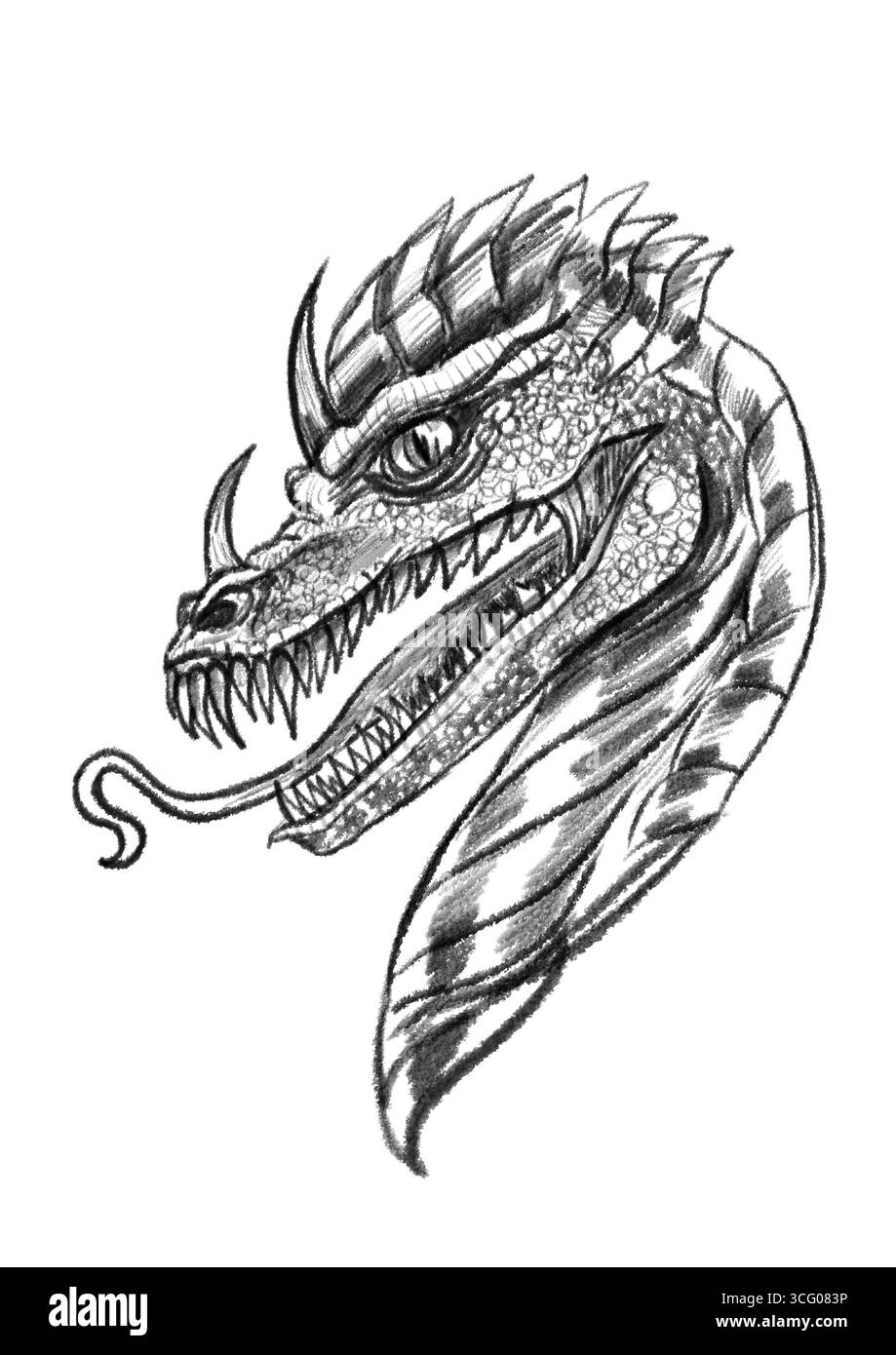 A winged dragon Cut Out Stock Images & Pictures - Alamy