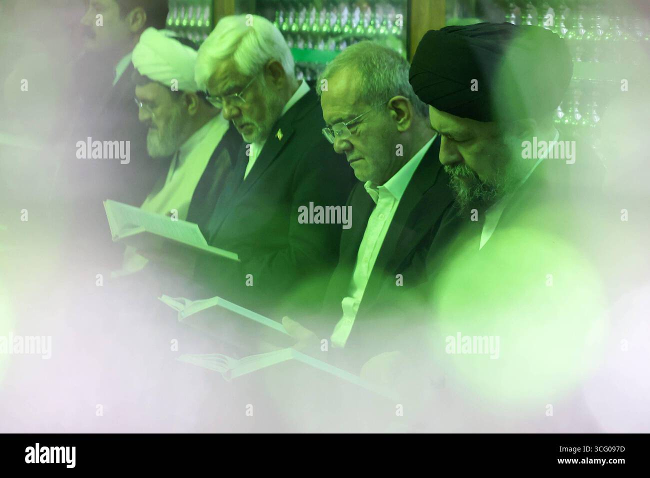 Iranian President Masoud Pezeshkian chairs a cabinet meeting Iranian ...
