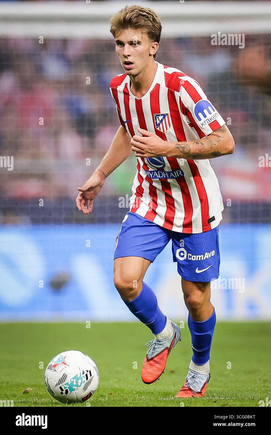 Pablo BARRIOS of Atletico Madrid during the Spanish championship La ...