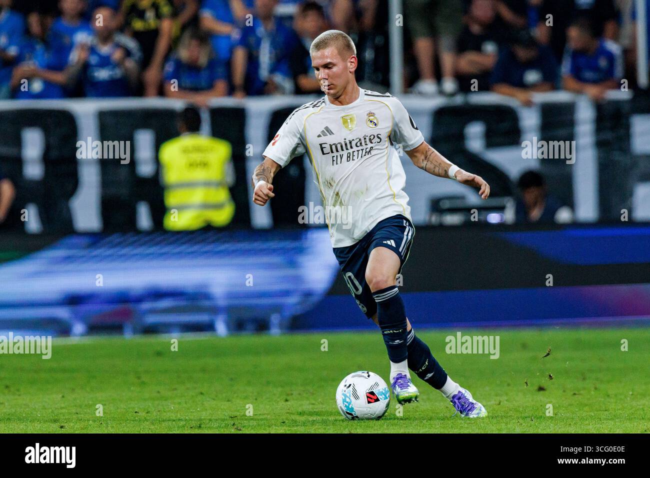 Franco Mastantuono (Real Madrid) seen in action during LaLiga EA SPORTS ...