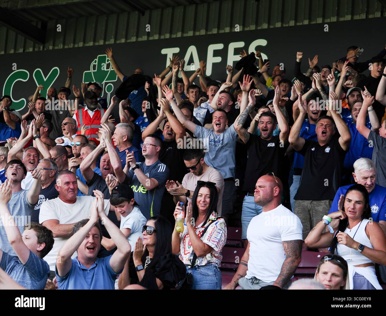 Scunthorpe, United Kingdom . 25 August, 2025. Pictured left to right ...