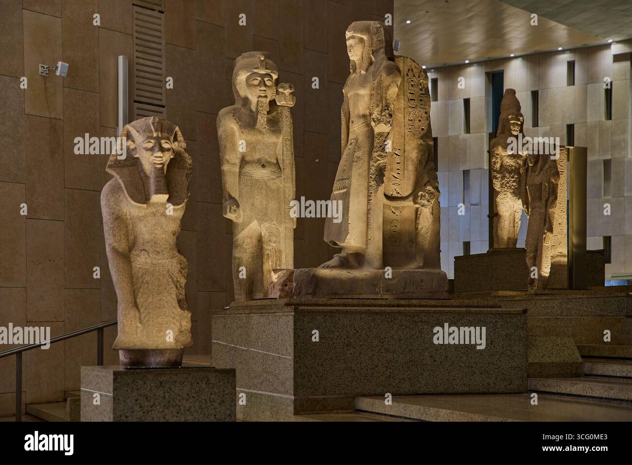 The Grand Egyptian Museum or Giza Museum, an archaeological museum in ...