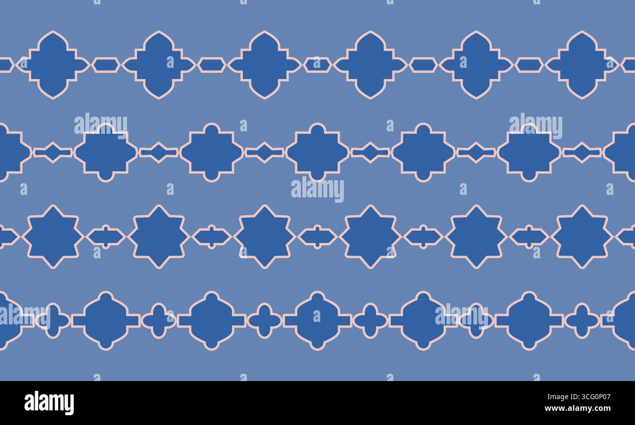 Islamic line shapes abstract arabic geometric borders hi-res stock ...