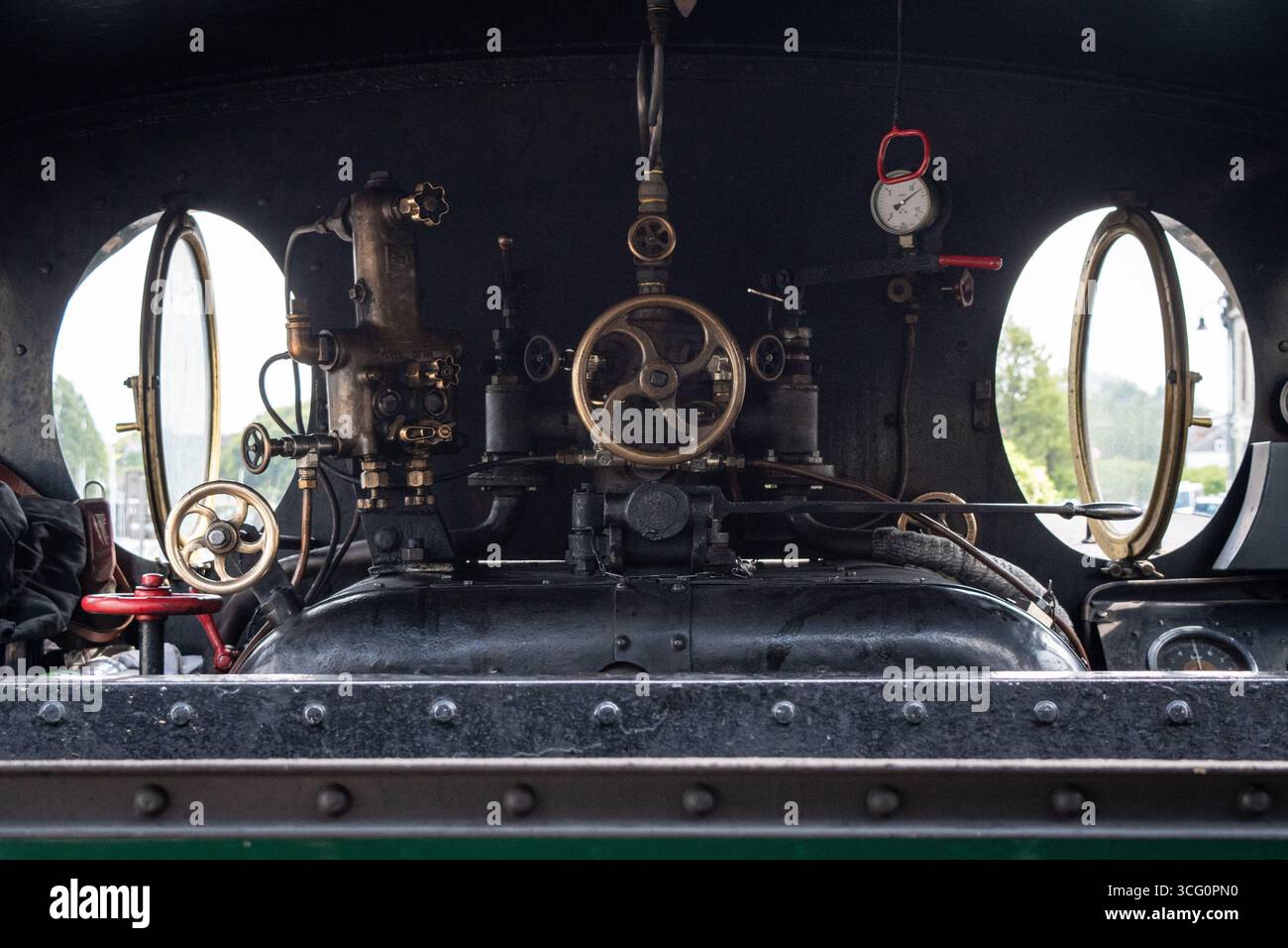 Steam locomotive cab hi-res stock photography and images - Alamy
