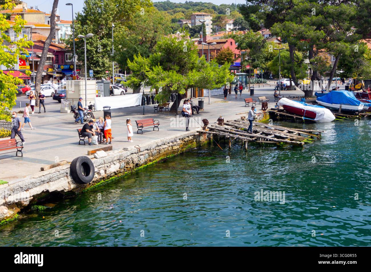 Summertime on the Bosphorus,Beykoz, Turkey Stock Photo - Alamy