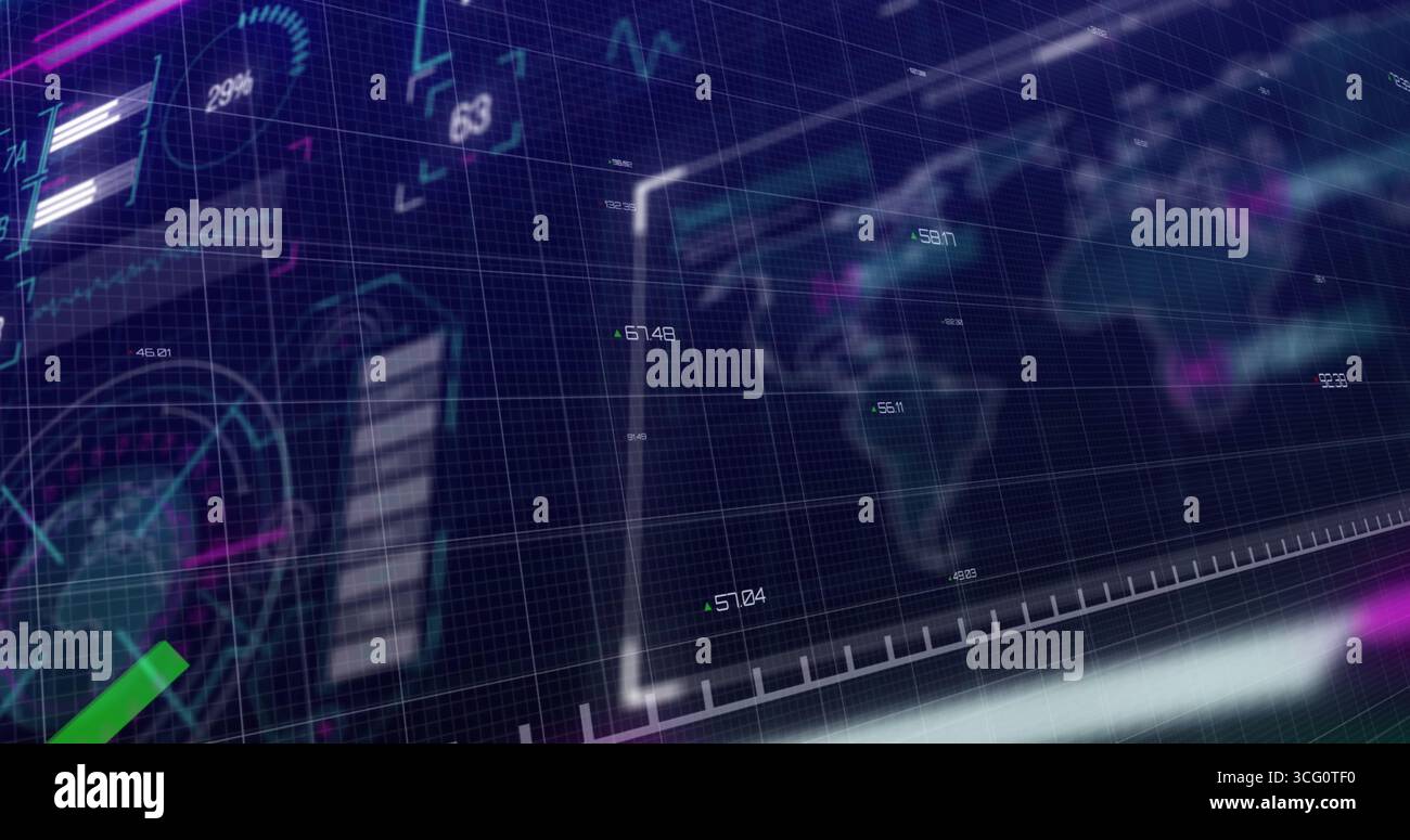 Data visualization animated bar graph hi-res stock photography and ...
