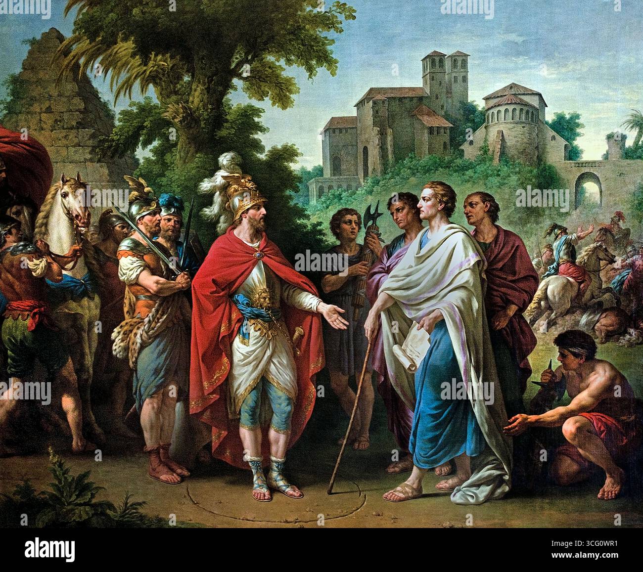 Who forced antiochus iv epiphanes hi-res stock photography and images ...