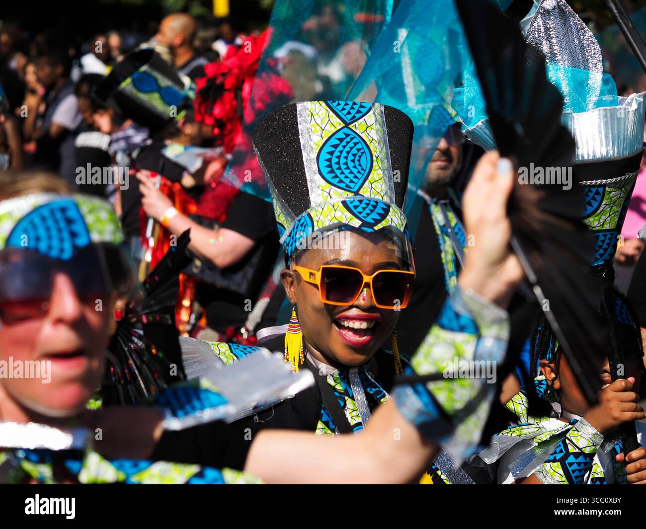 2025 August 25 - UK - Yorkshire - Leeds West Indian Carnival - Smiling ...