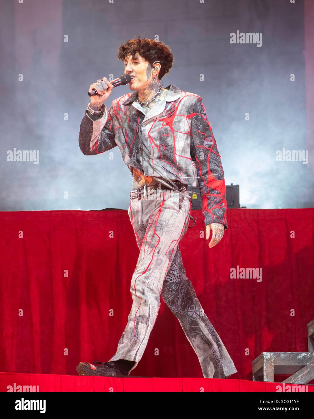 Leeds, England, 24th August, 2025. Bring Me The Horizon headlining the ...