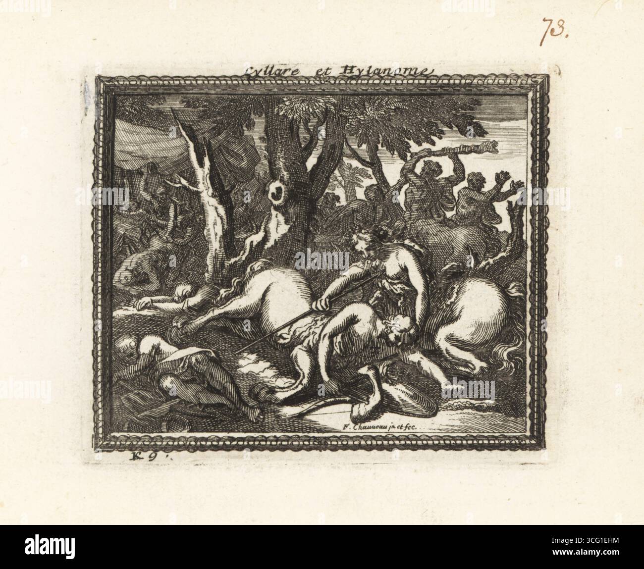 Death of the centaurs Cyllarus and Hylonome in the Centauromachy ...