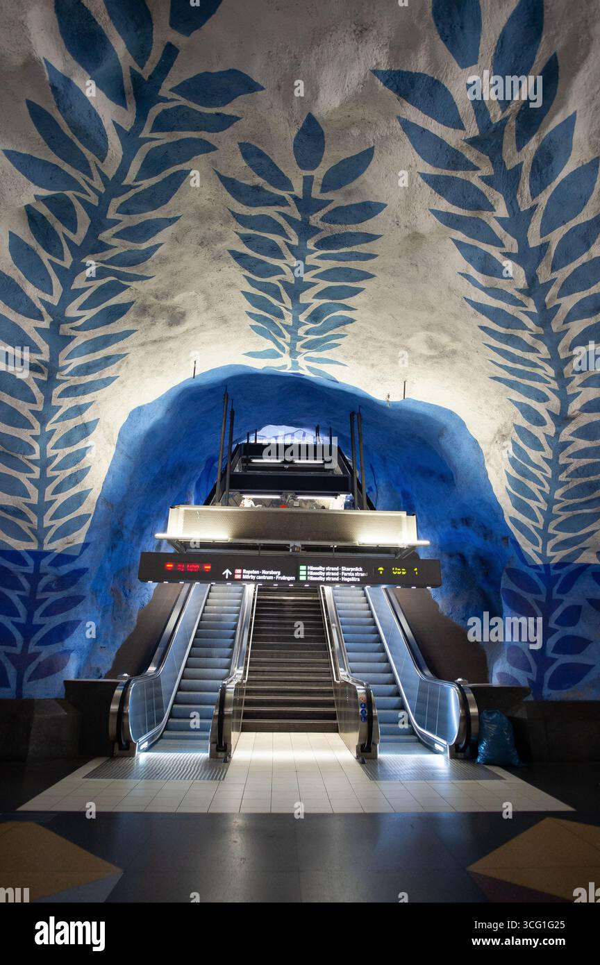 view of the Beautiful Metro Stations in Stockholm, 25 August 2025 ...
