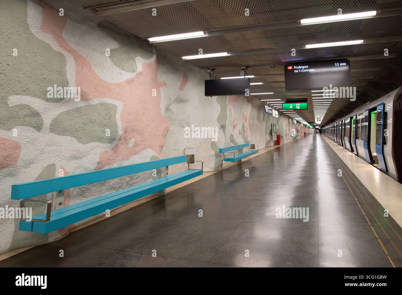 view of the Beautiful Metro Stations in Stockholm, 25 August 2025 ...
