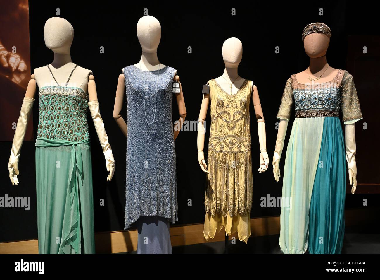 A selection of dresses up for auction at Downton Abbey The Auction ...