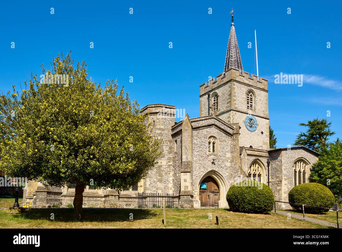 St Mary's historic parish church, Chesham, Buckinghamshire, UK, dating ...
