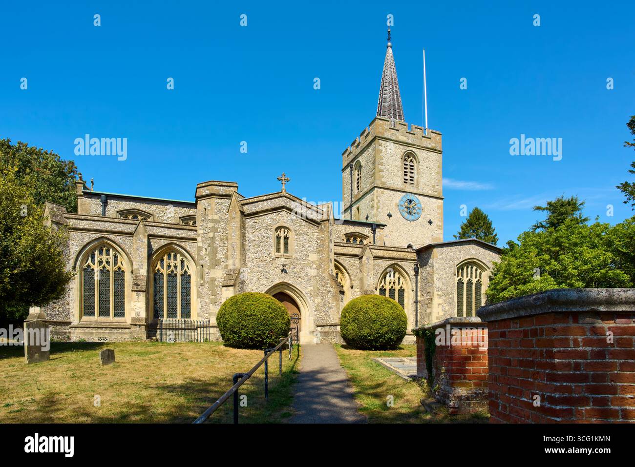 The ancient church of St Mary, Chesham, Buckinghamshire, UK Stock Photo ...