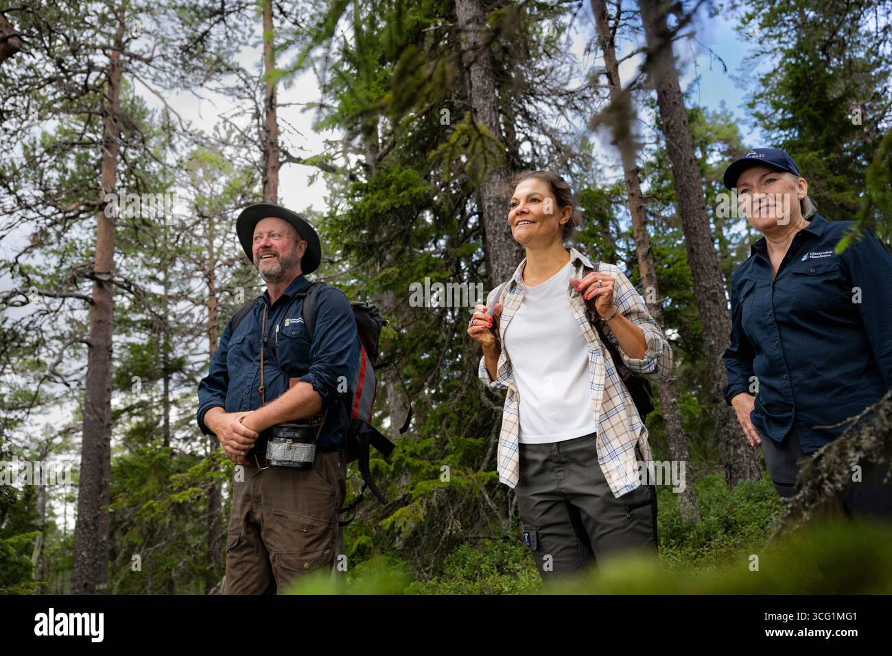 Sweden’s Crown Princess Victoria visits Björnlandet National Park in ...