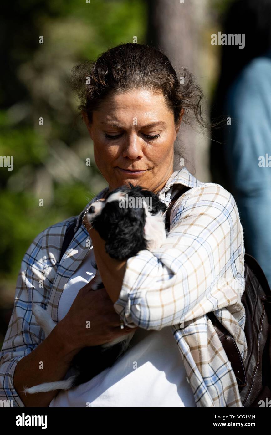 Sweden’s Crown Princess Victoria visits Björnlandet National Park in ...