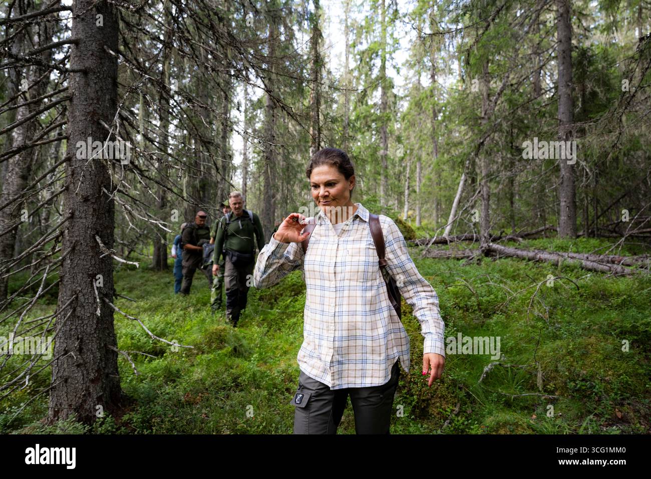 Sweden’s Crown Princess Victoria visits Björnlandet National Park in ...