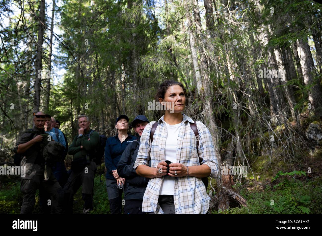 Sweden’s Crown Princess Victoria visits Björnlandet National Park in ...