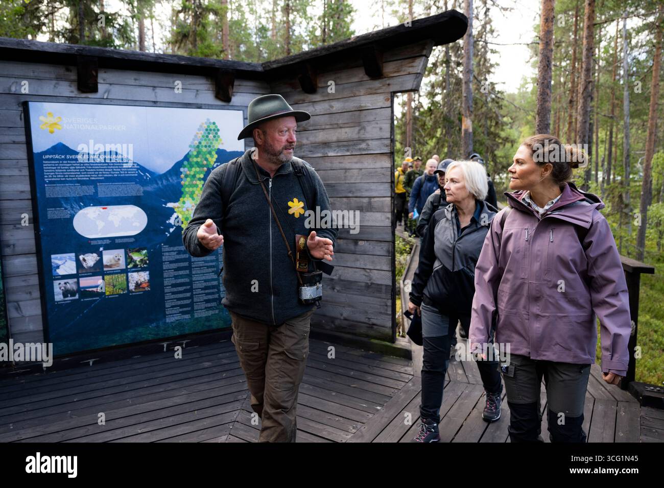 Sweden’s Crown Princess Victoria visits Björnlandet National Park in ...