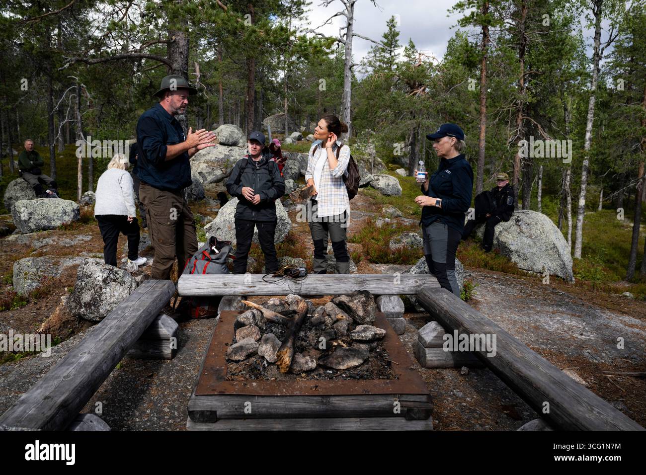 Sweden’s Crown Princess Victoria visits Björnlandet National Park in ...