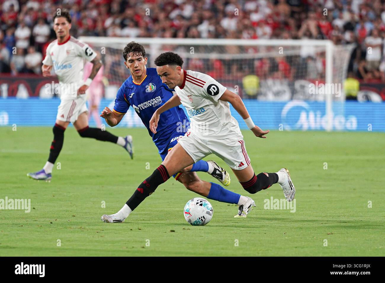 Seville, Spain. 25 August, 2025. Ruben Vargas (Sevilla FC) during ...