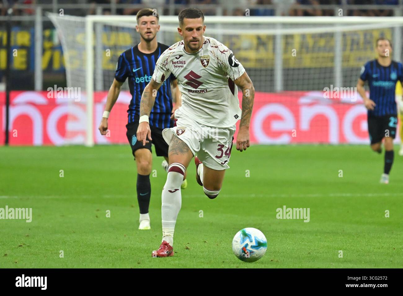 Cristiano Biraghi of Torino during the serie A match between FC Inter v ...