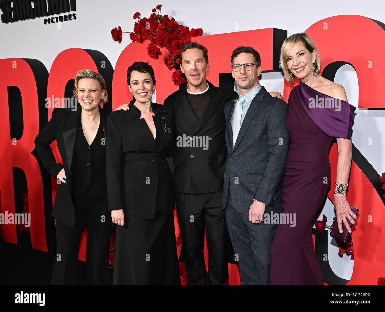 Kate McKinnon, from left, Olivia Colman, Benedict Cumberbatch, Andy ...