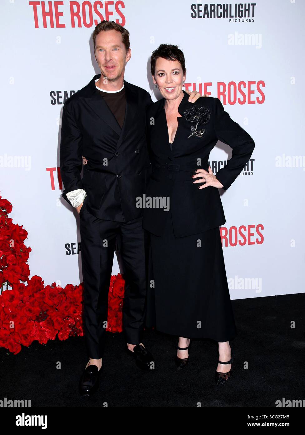 Benedict Cumberbatch and Olivia Colman attending Searchlight Pictures ...