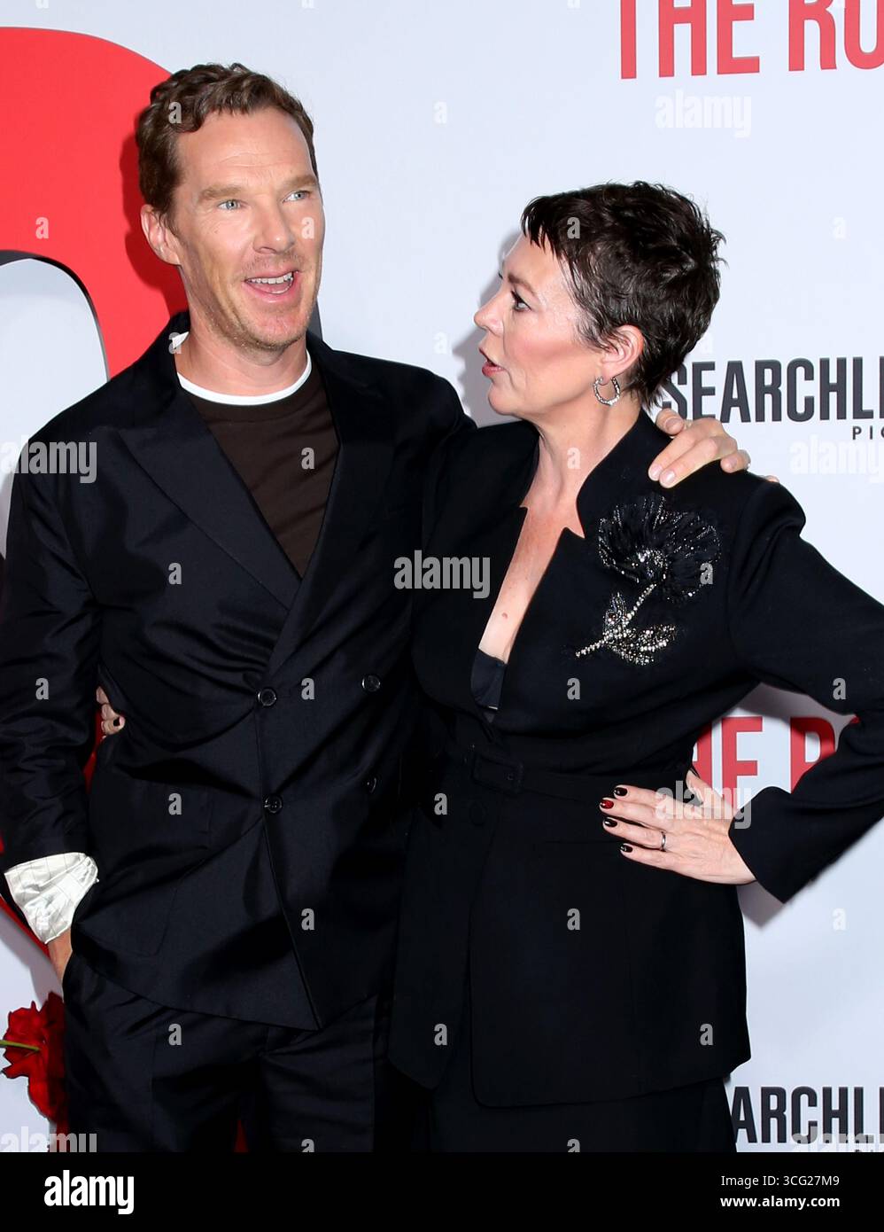 Benedict Cumberbatch and Olivia Colman attending Searchlight Pictures ...
