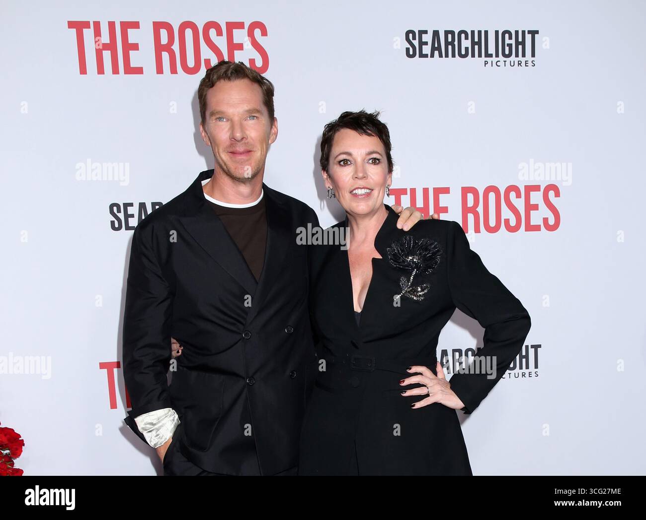 Benedict Cumberbatch and Olivia Colman attending Searchlight Pictures ...